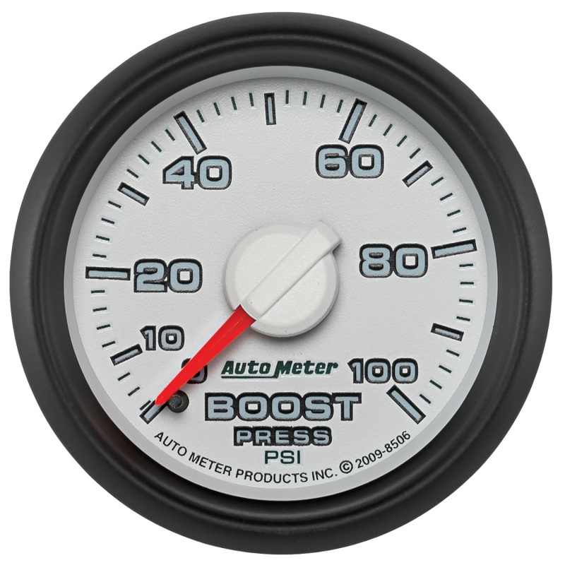 Autometer Factory Match 52.4mm Mechanical 0-100 PSI Boost Gauges 3 ...