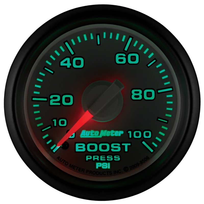 Autometer Factory Match 52.4mm Mechanical 0-100 PSI Boost Gauges 3 ...