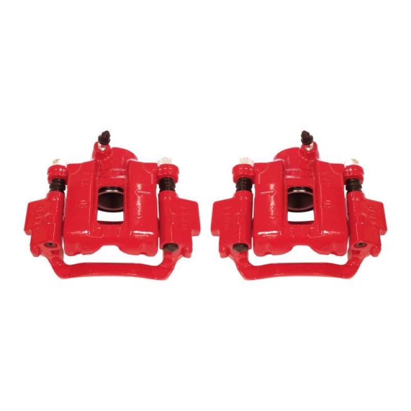 Power Stop 10-18 Lexus GX460 Rear Red Calipers w/Brackets - Pair - ffrides